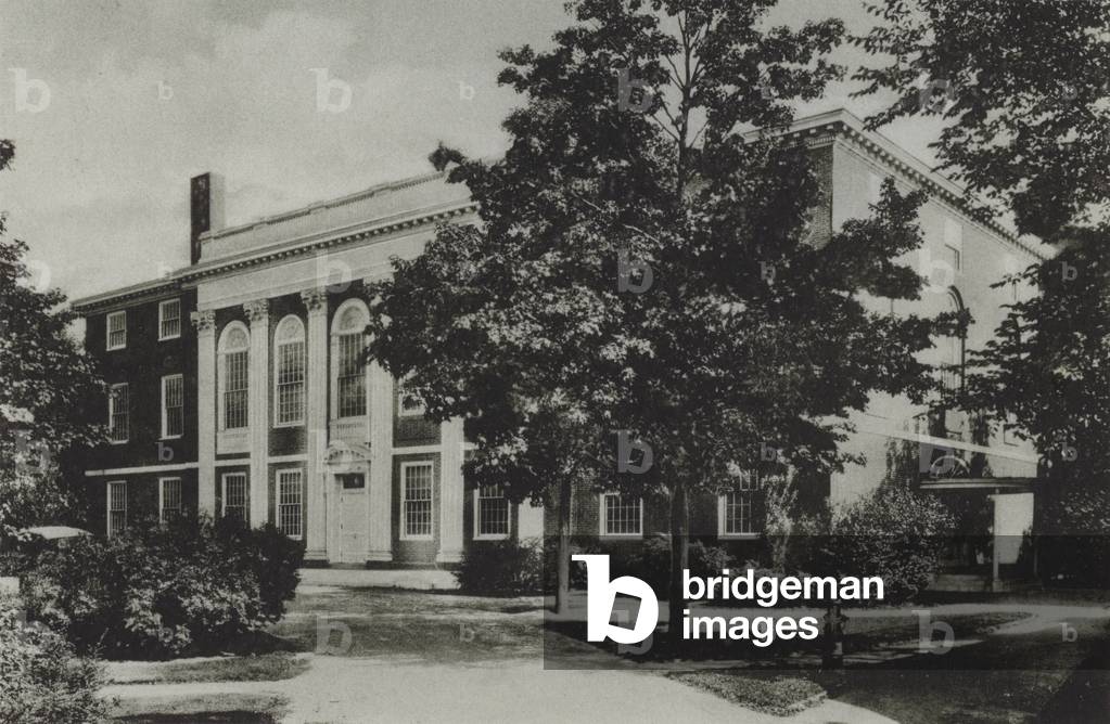 Image of Harvard University: Music Building (b/w photo) by American ...