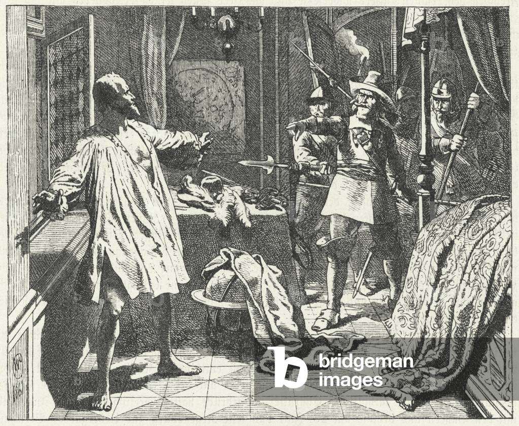 Image of The murder of Albrecht von Wallenstein, Bohemian general in ...