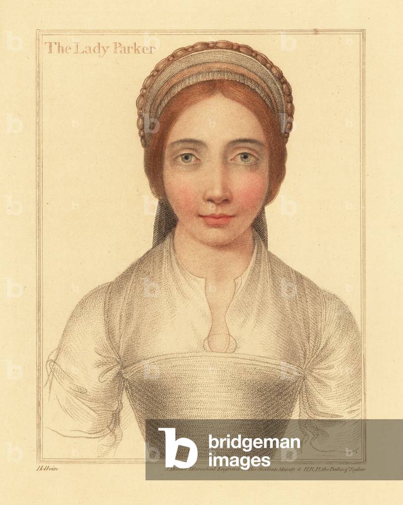 Image of Lady Parker, wife of Sir Henry Parker.,1812 (engraving) by ...