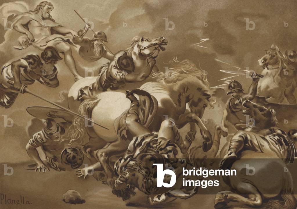 Image of The death of Julian the Apostate (chromolitho) by Giordano ...