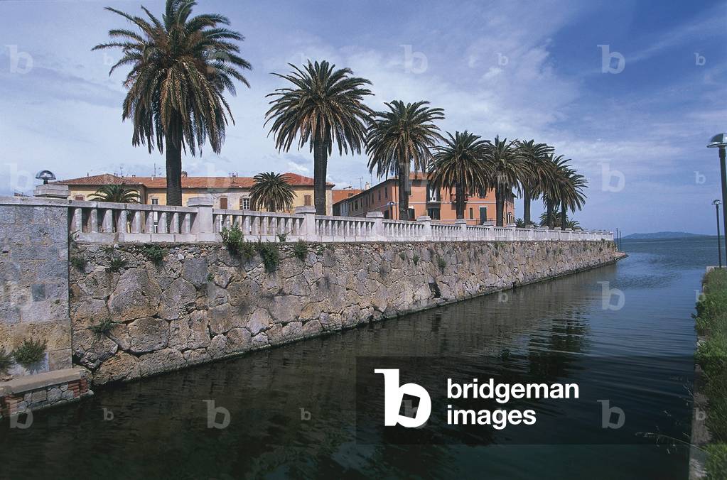 Image of Seafront walls of Orbetello, Tuscany, Italy