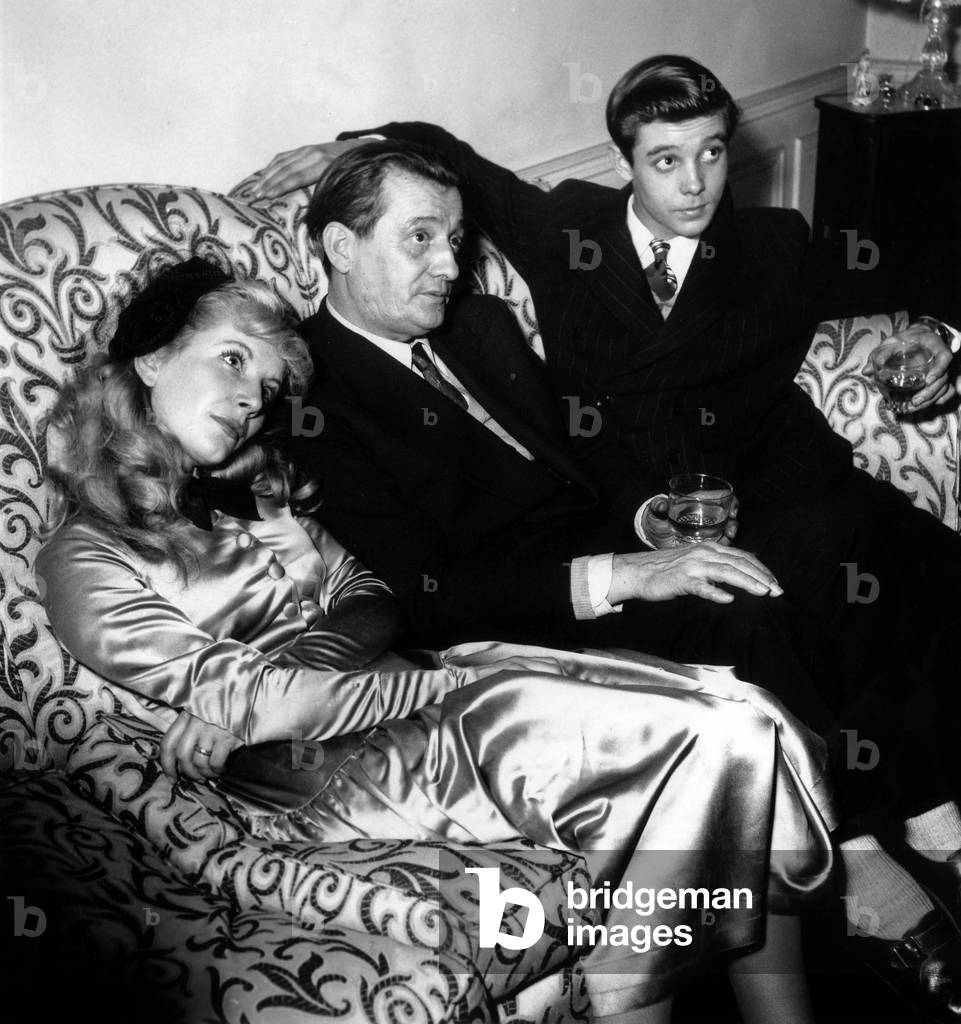Jacqueline Bouvier, her Husband Marcel Pagnol and Jacques Pagnol (Son ...