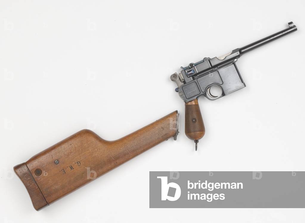 Image of Mauser C96 7.63 mm pistol, 1898 by German School, (19th century)