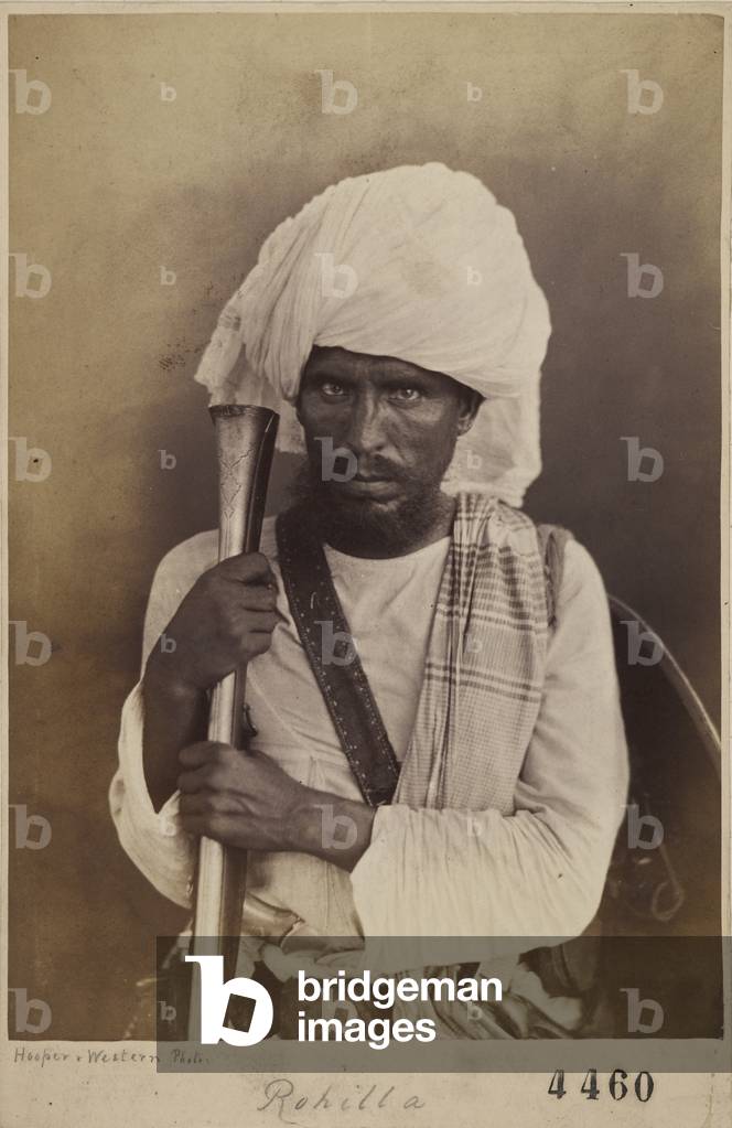 Image of Portrait of a Rohilla, a tribesman of the Pashtun or