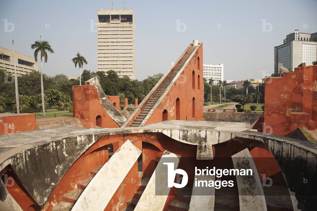 Image of India, Delhi, Yantra Mantra, also known as Jantar Mantar ...