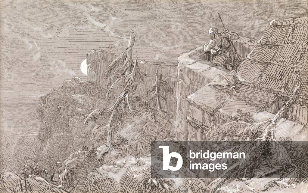 Image of Storming the Castle (pen and ink with bodycolour) by Scott ...