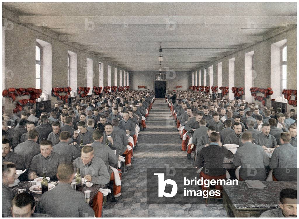 Image of Saint Cyr: French military academy: Infantry: the mess, France ...