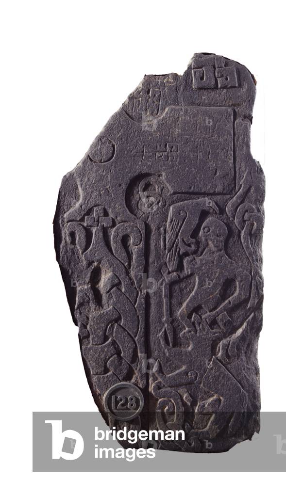 Image of Thorwald's cross slab, c.1000 AD (stone) by Viking