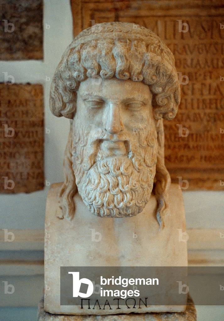 Image of Bust of Plato (marble) by Roman