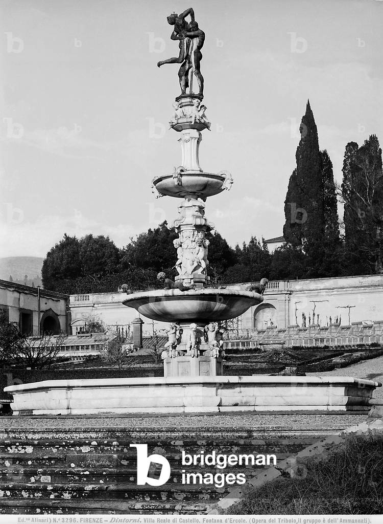 Image of Fountain of Hercules and Antaeus, Villa Medicea di Castello ...