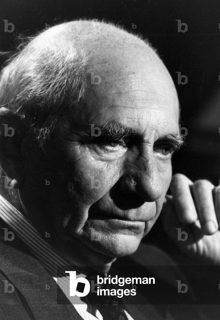 Image of George Duby on Television Set "Caracteres" For his Book "L ...