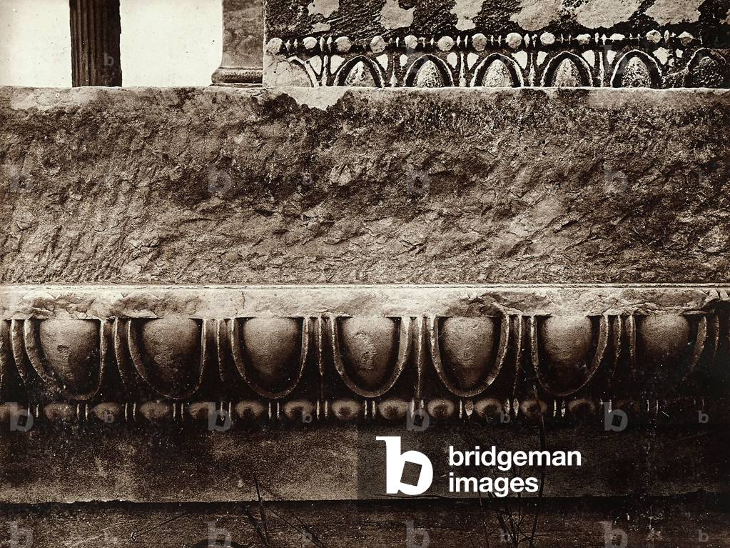 Image of Cornice, ornamented with ovulo motifs, from the Acropolis in ...