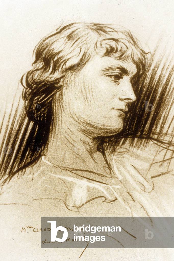 Image of Lilly Debussy (drawing) by Monod, Lucien Hector (1867-1957)