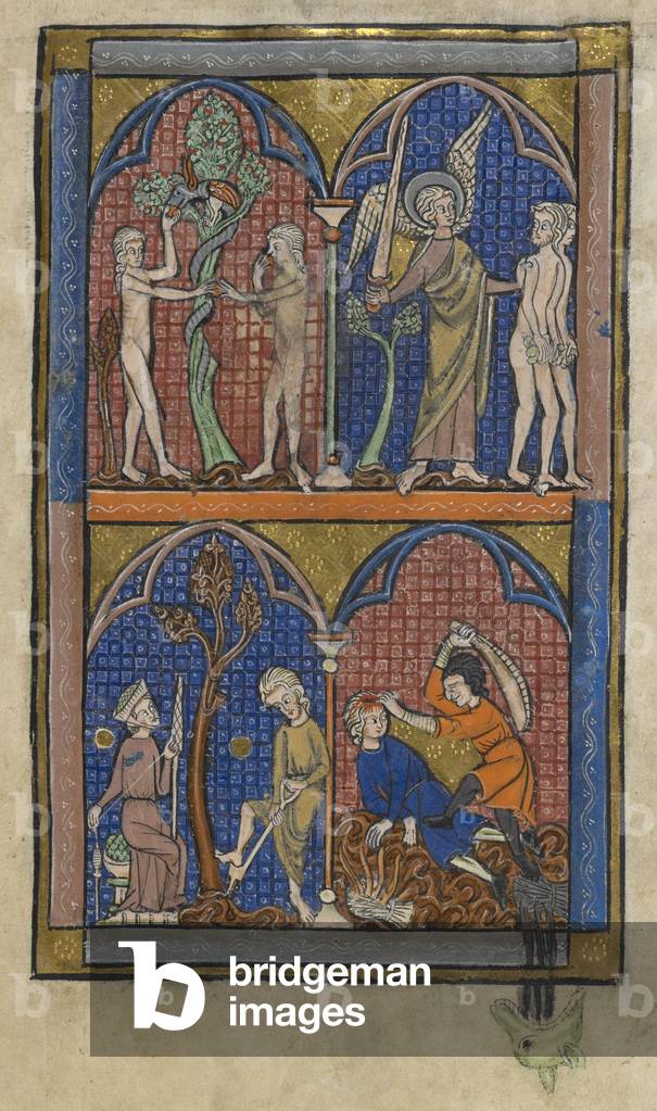 Image of Four scenes from the Book of Genesis: the temptation of