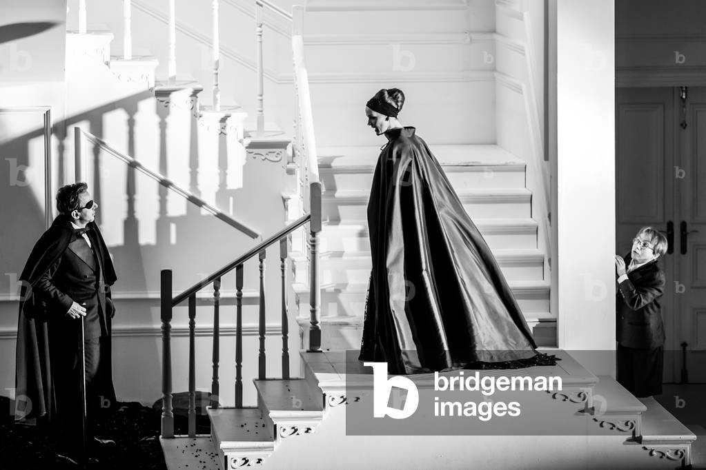 Image of Rodelinda, opera by Haendel plays at the opera de Lyon