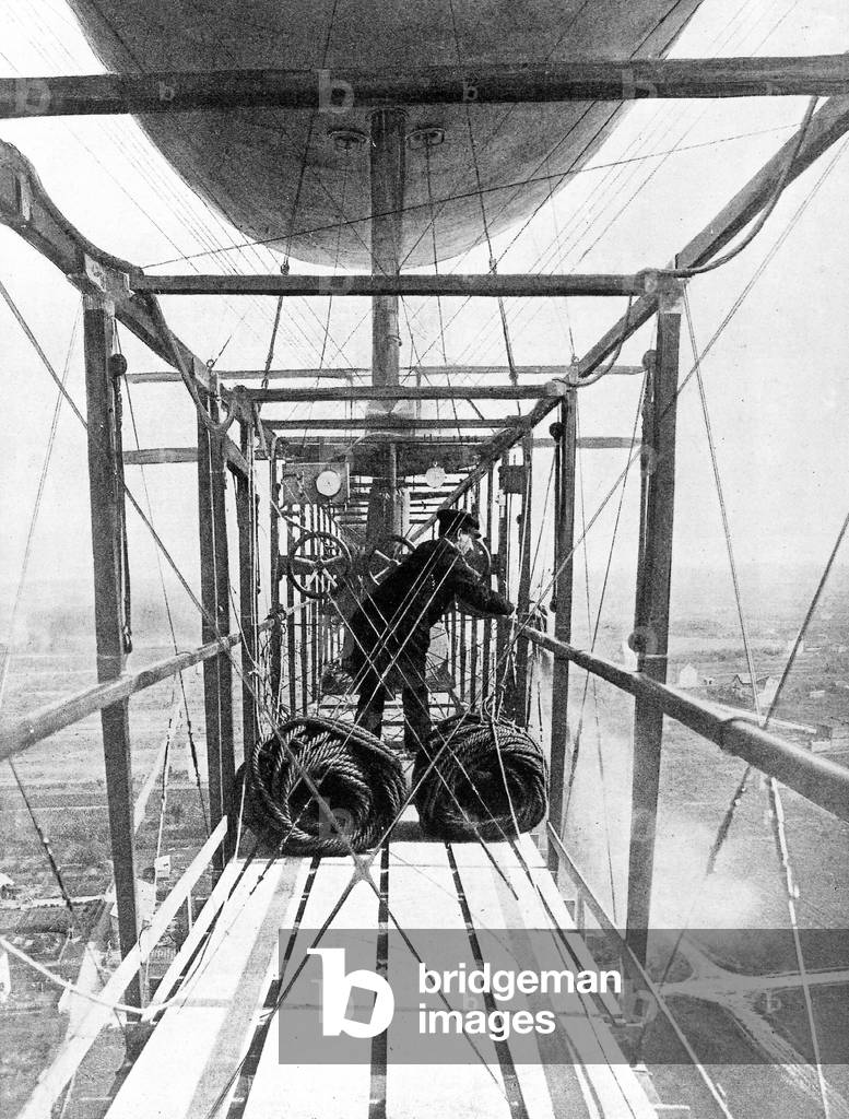 Image of The first picture taken from dirigible airship : pilot Mr