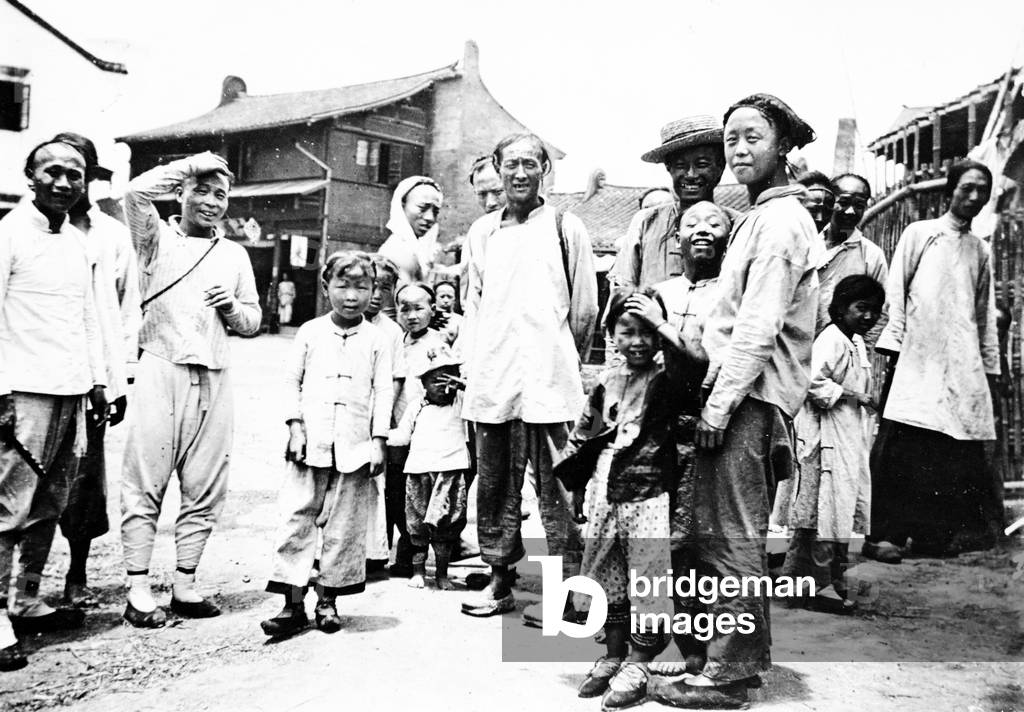 Image of The Happy Heathen Chinee, c.1905-10 (b/w photo) by American ...