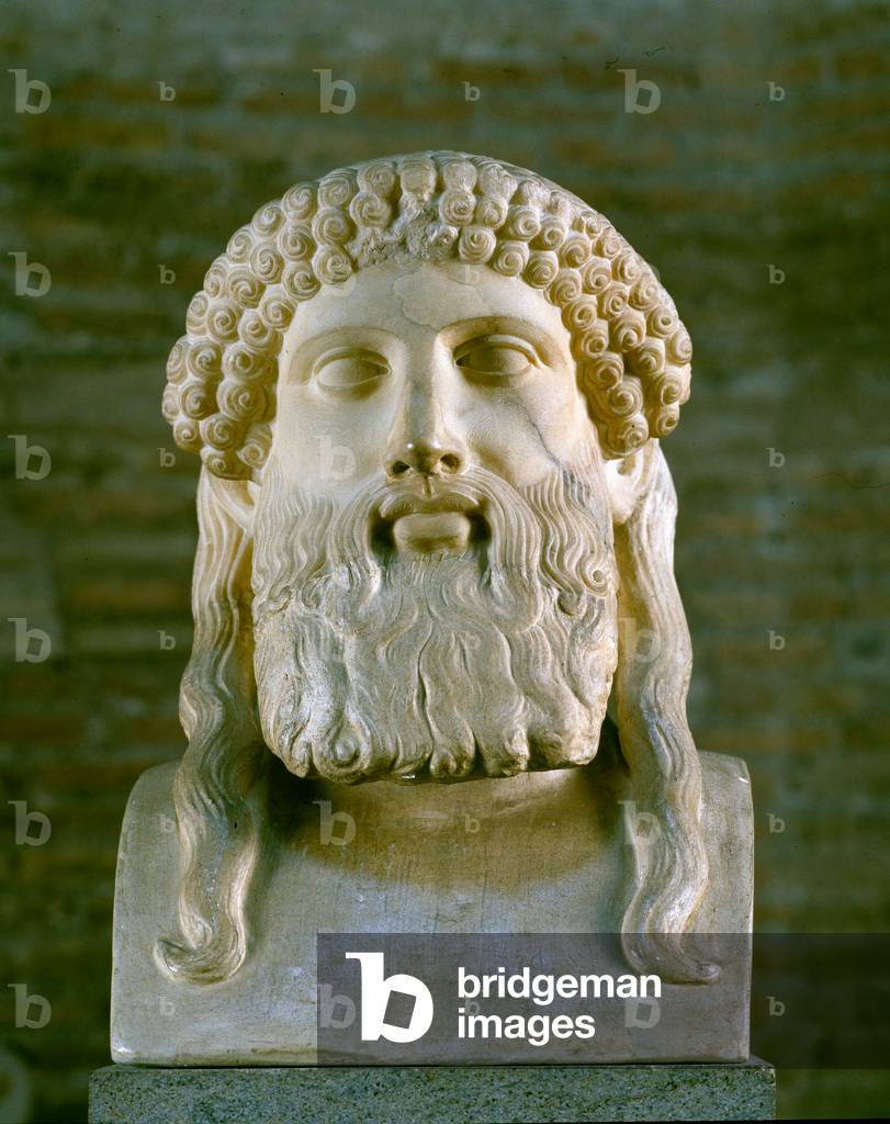 Image of Roman art : Herm of Hermes - National Roman Museum by Roman ...