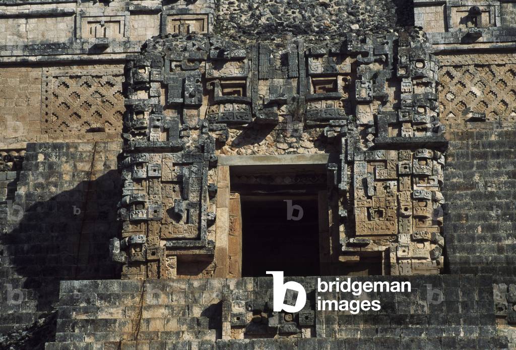 Image of Temple on the upper part of the Pyramid of the