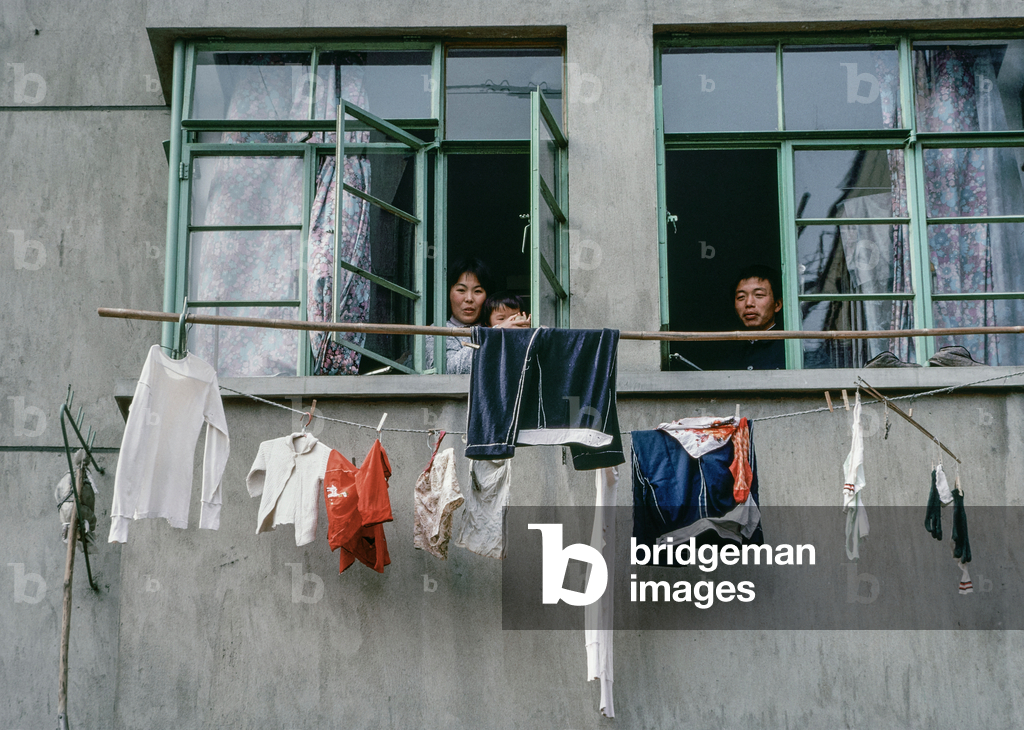 Image of China, Shanghai , Feng Cheng worker's living quarters, 1981 ...