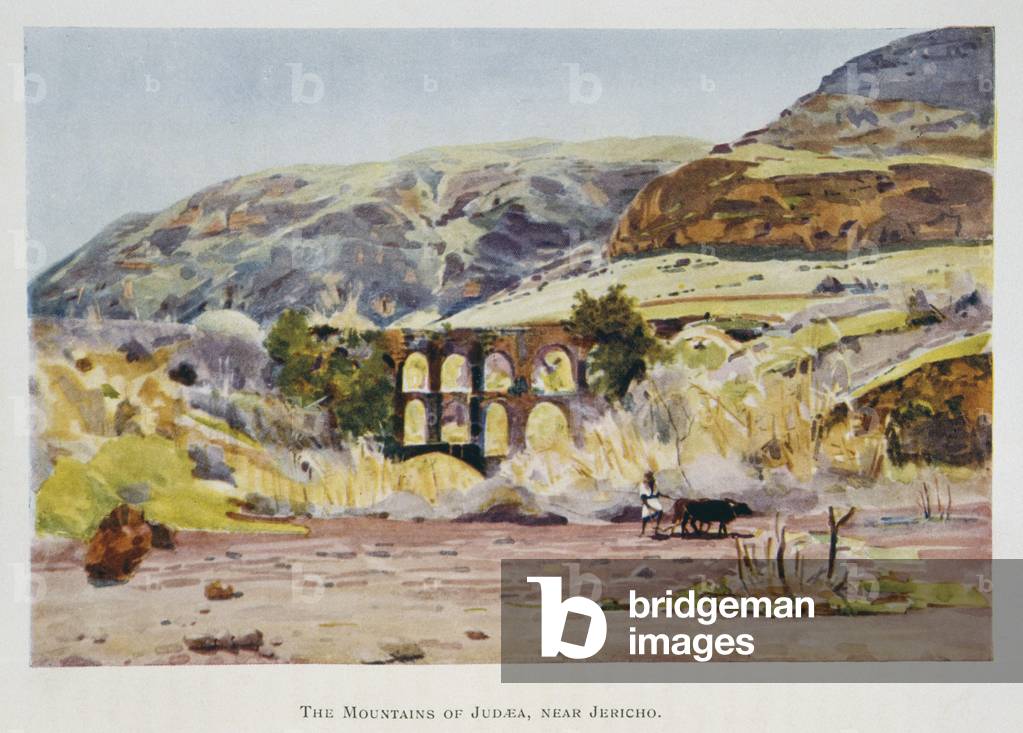 Image of Watercolour by Stanley Inchbold, depicting an ancient Roman ...