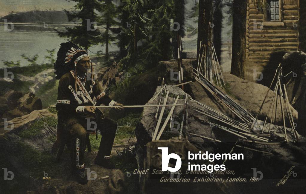 Image of Chief Scar Face, Canadian Section, Coronation Exhibition ...