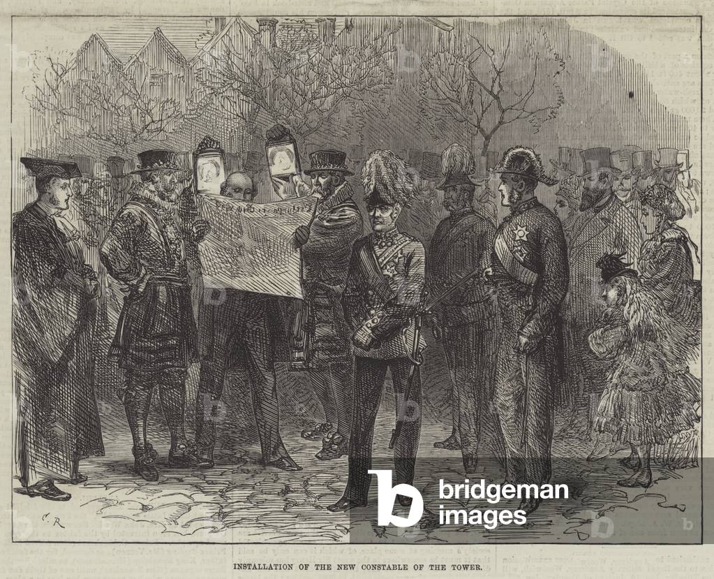 Image of Installation of the New Constable of the Tower (engraving) by ...