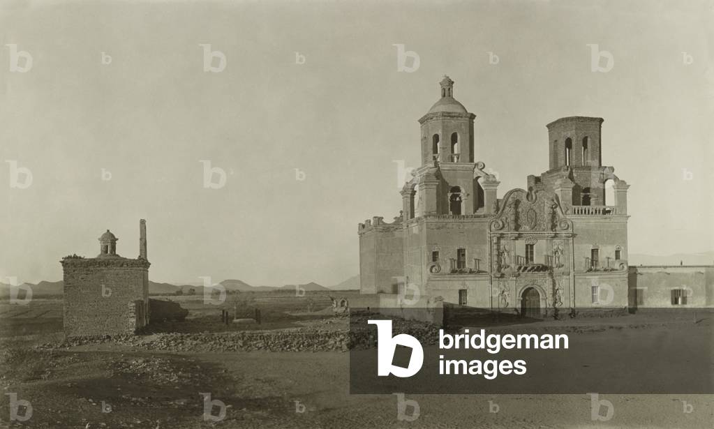 Image of San Xavier Church near Tucson, Arizona, was The Spanish Colonial
