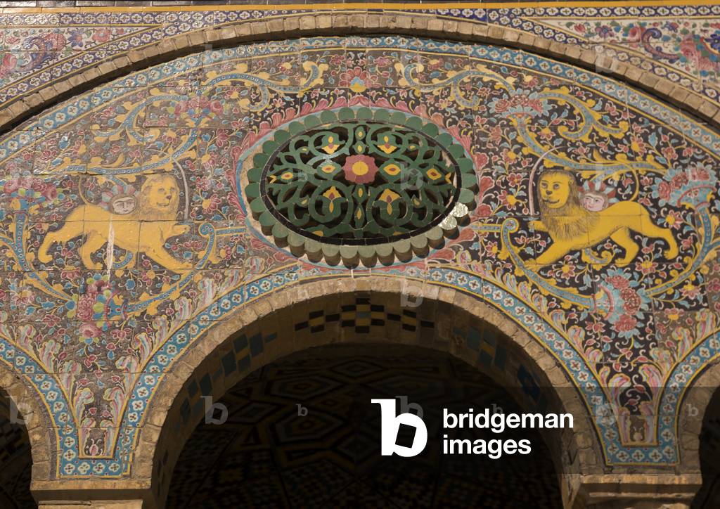 Image of Richly-decorated walls of the golestan palace, Shemiranat ...