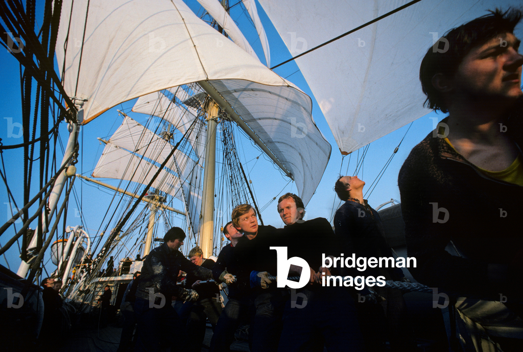 Image of Square Rigger; Sail race, Operation Sail Tall Ships; Sail ...