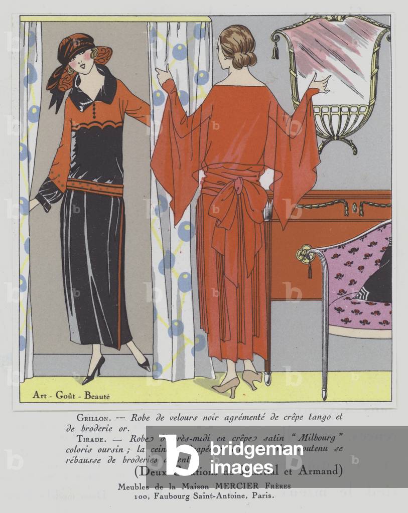 Image of Women's fashion from the 1920s by designer Martial and Armand ...