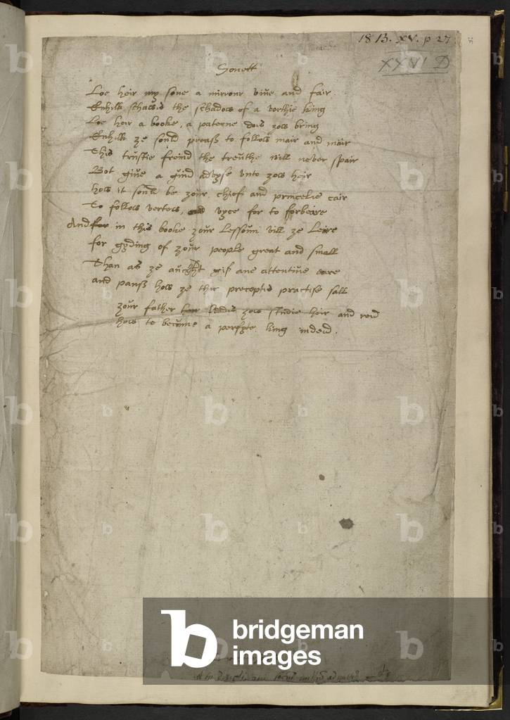 Image of Royal MS 18 B. xv f.2r, Autograph manuscript of King by ...