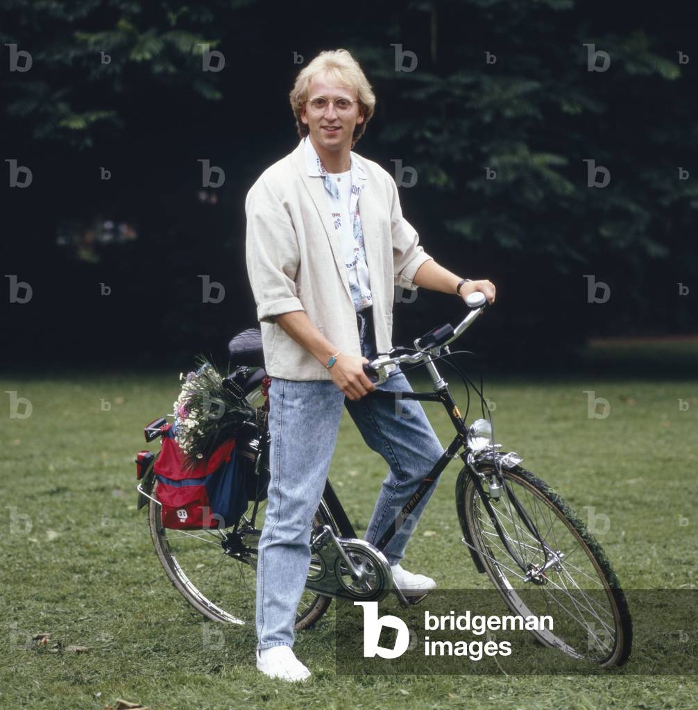 Image of The German actor and singer Frank Schröder poses in the