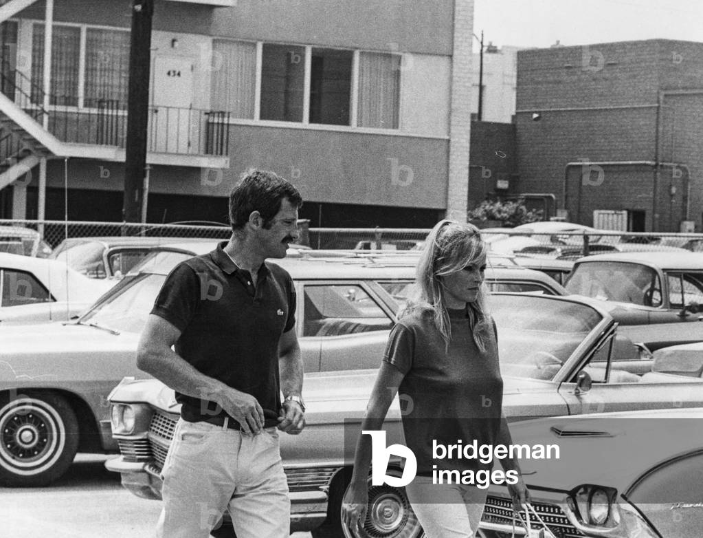 Image of Jean Paul Belmondo, Ursula Andress, 1960s (b/w photo)