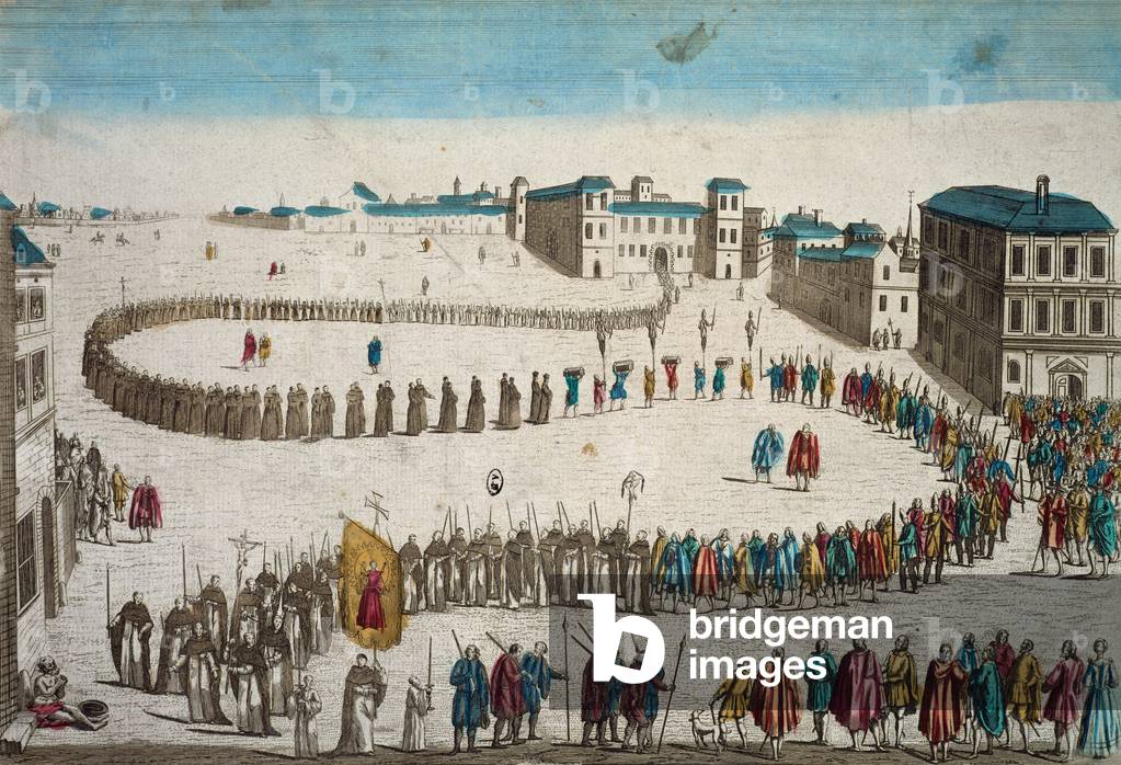Image of Procession of Auto-de-fe during Inquisition in Lisbon ...