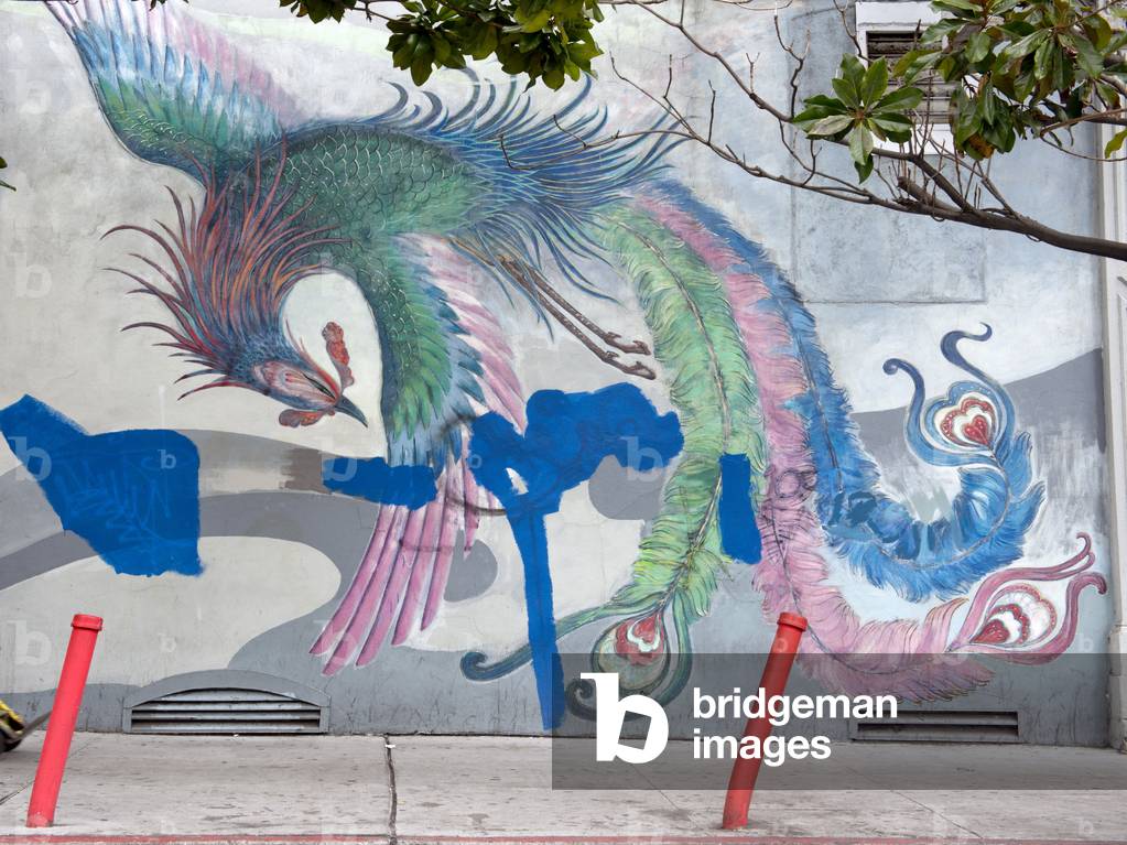 Image of Chinese Firebird Mural (photo)