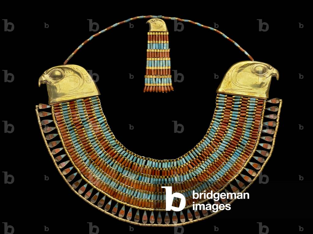 Image of Necklace belonging to Princess Neferuptah, from the Pyramid of ...