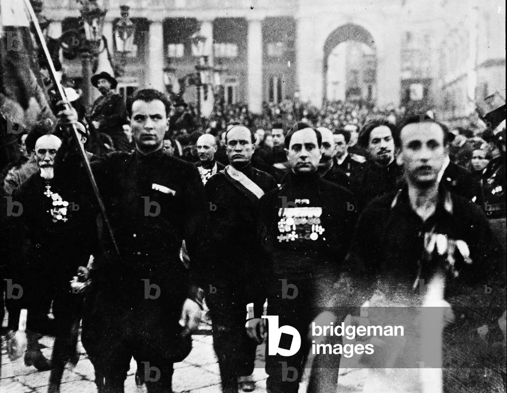 Image of Historical photographs : The March on Rome - Mussolini in