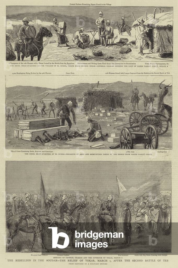 Image of The Rebellion in the Soudan, the Relief of Tokar, 1 by Fripp ...
