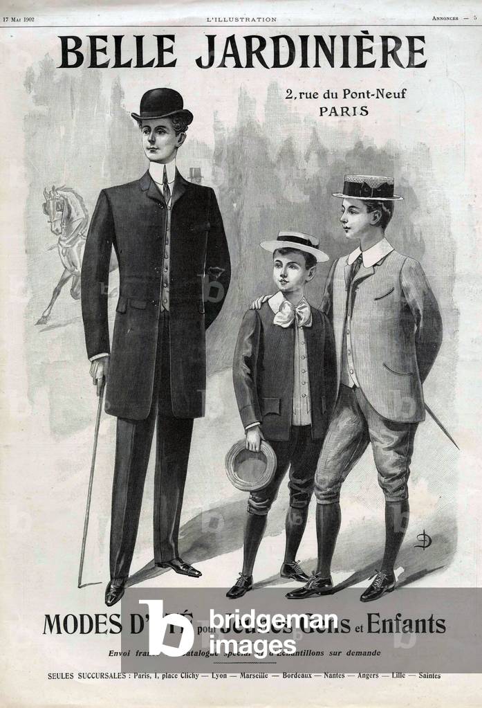 Image of Belle Jardiniere Magazine, advert, France, 1900s