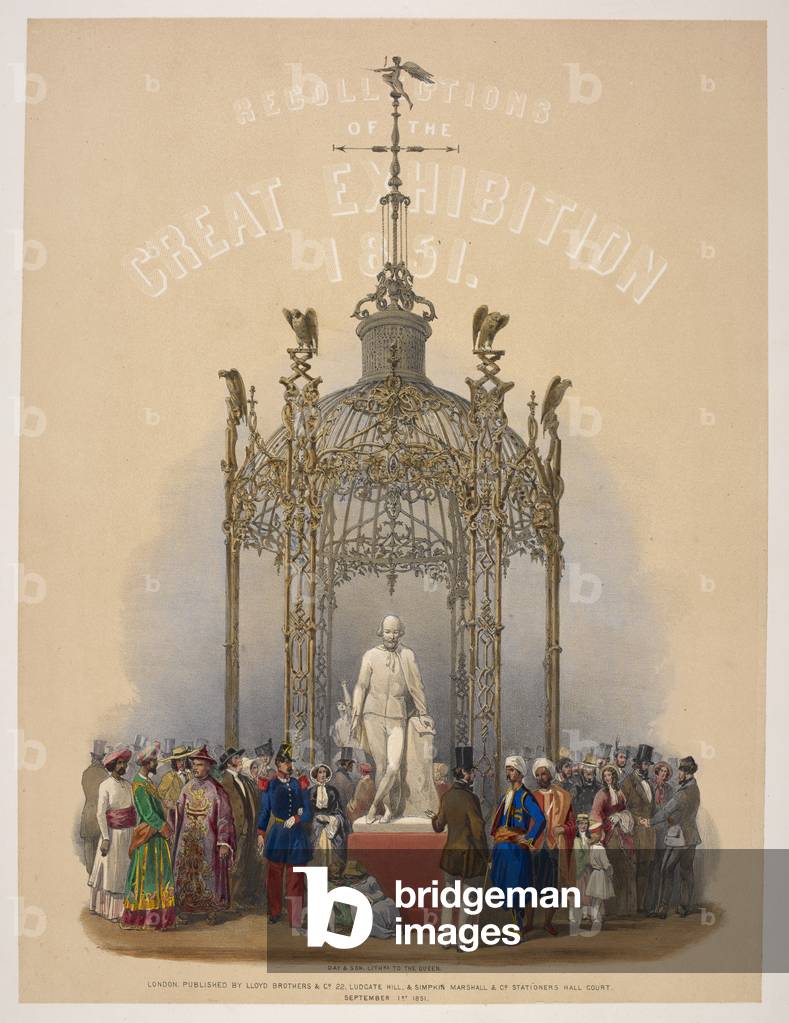 Image of The Colebrooke Dome. Illustrated title page depicting people ...