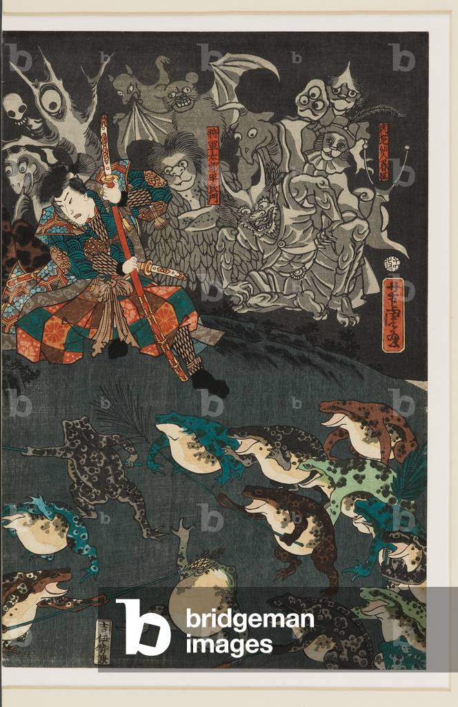 Image of Nikushi the Frog Spirit Conjures up a Magical Battle of by ...