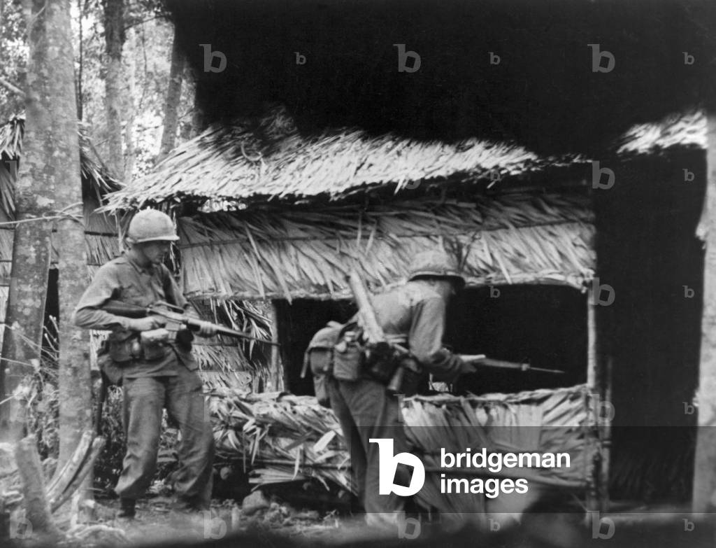 Image of Viet Cong Camp, Tuy Hoa, Vietnam, 1966 (b/w photo)