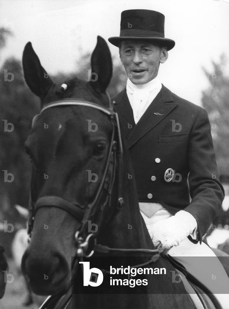 Image of Josef Neckermann, German businessman, athlete and equestrian ...