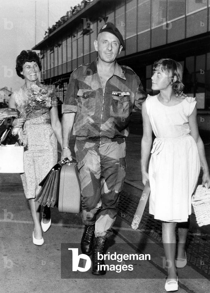 Image of French Colonel Marcel Bigeard (Future General) Is Back From ...