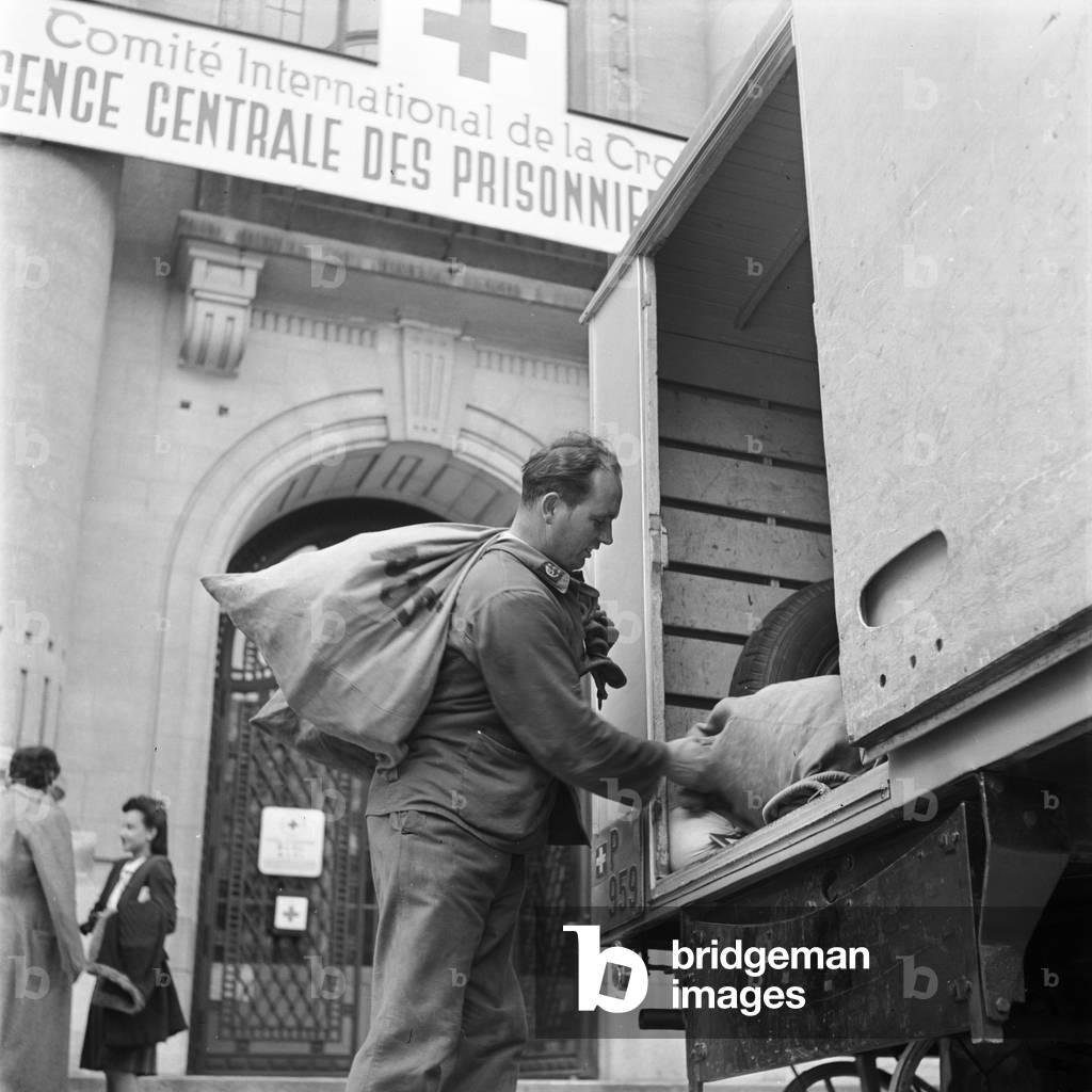 Image of Switzerland World War Ii Relief Icrc Relief Packages, 1941 (b/w