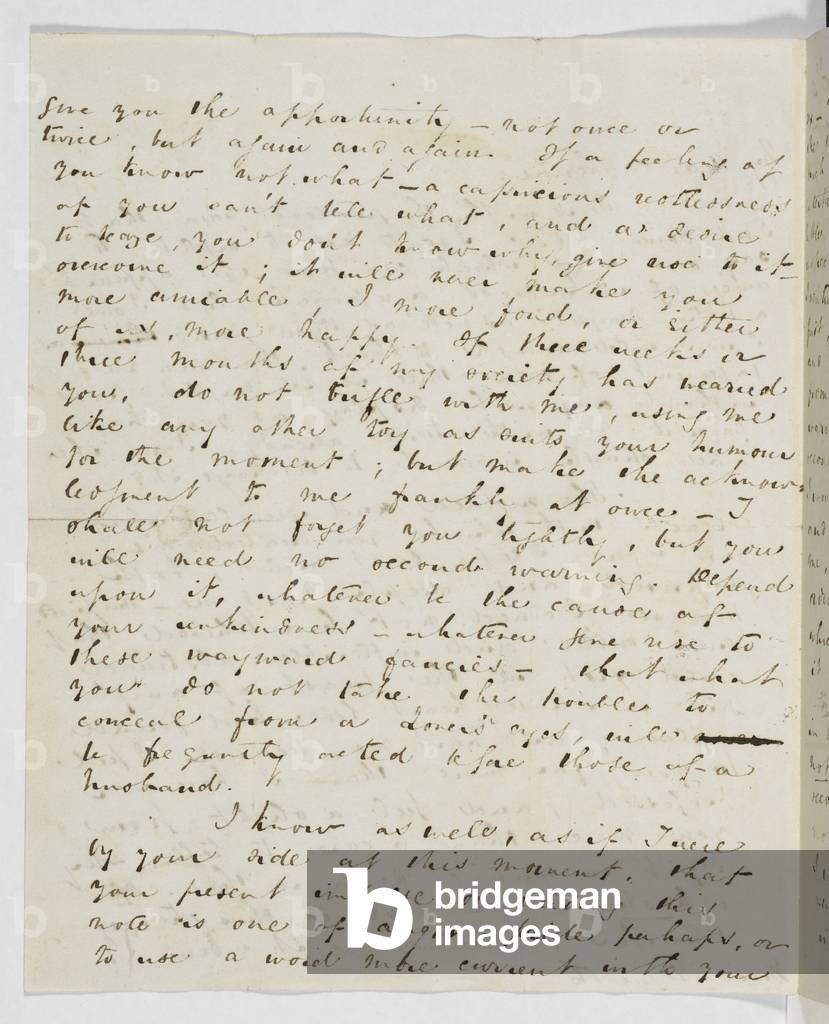 Image of Letter from Charles Dickens to Catherine Hogarth, May 1835.