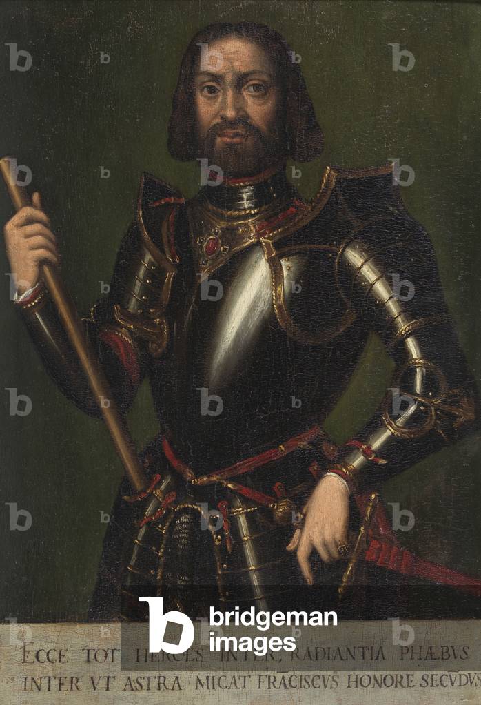 Image of Portrait de François II Gonzague, 1550-1580 (huile sur panneau ...