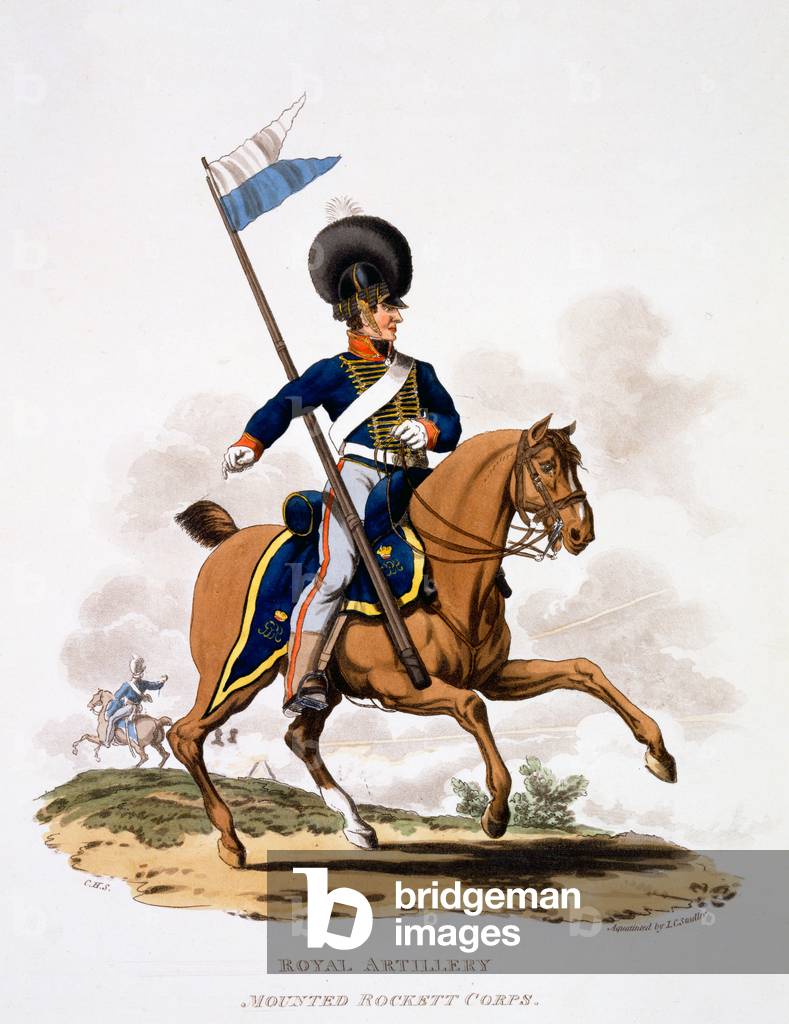 Image of Uniform of the Royal Artillery, Mounted Rockett Corps, from ...