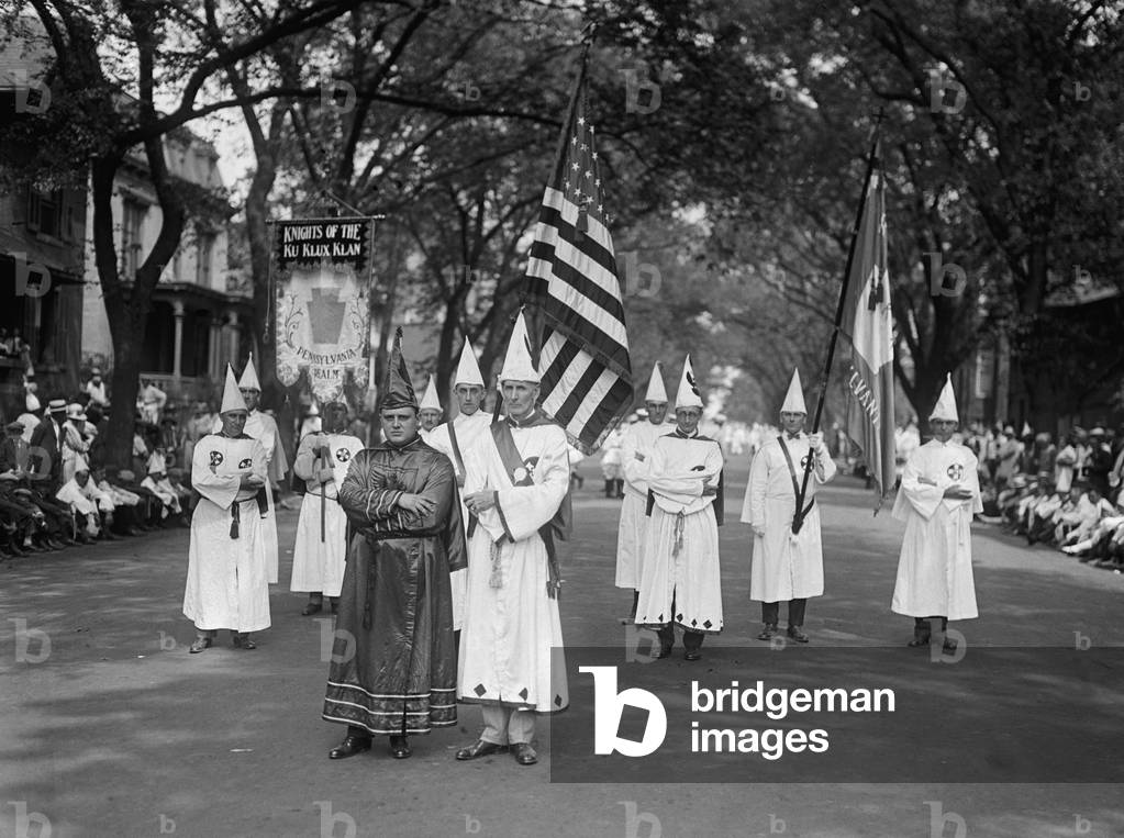 Image of Knights of the Ku Klux Klan from the 'Pennsylvania Realm'